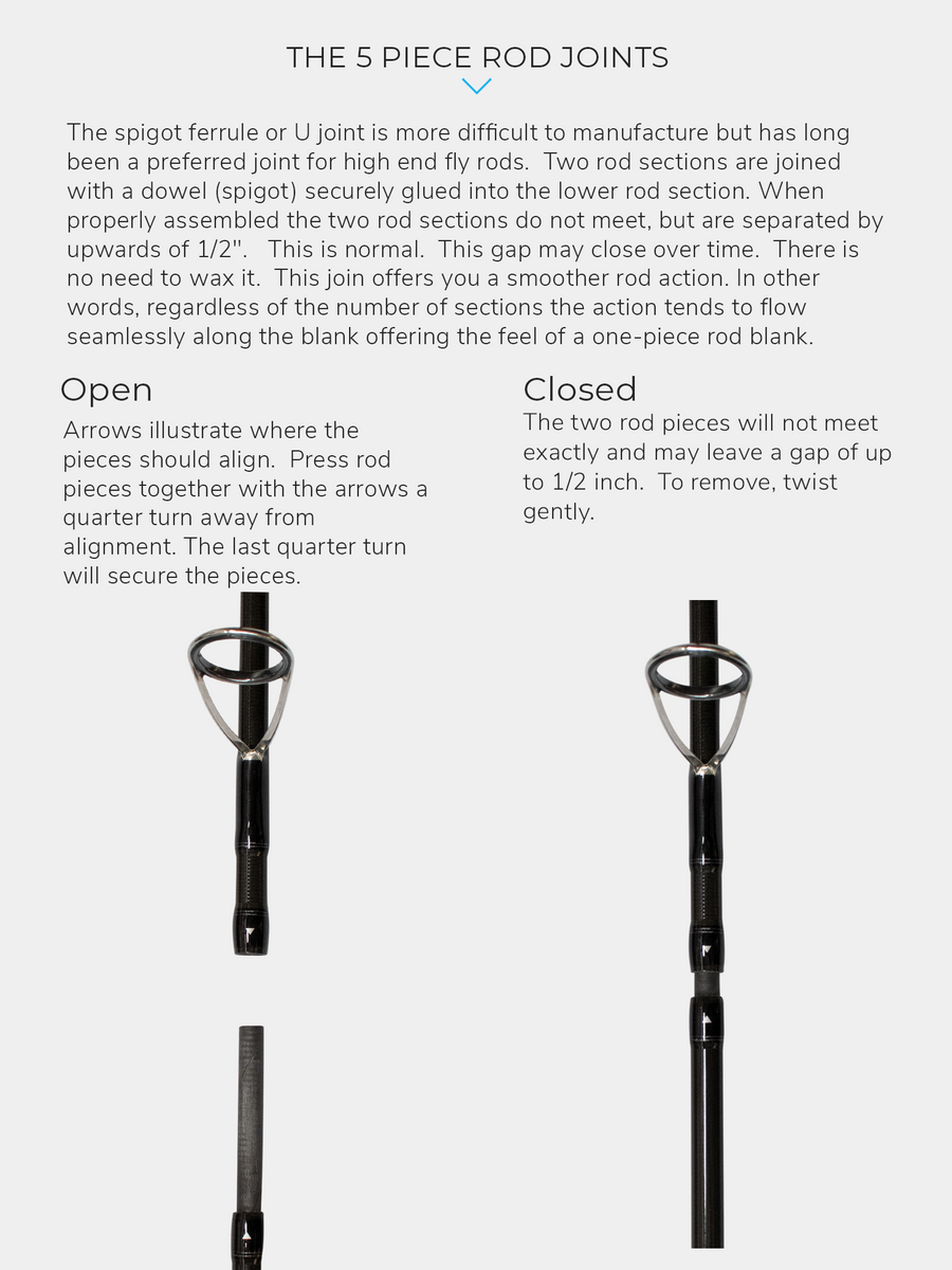 WILD SIDE 6’3” Light Spinning Rod (5 Piece) by Arundel Tackle